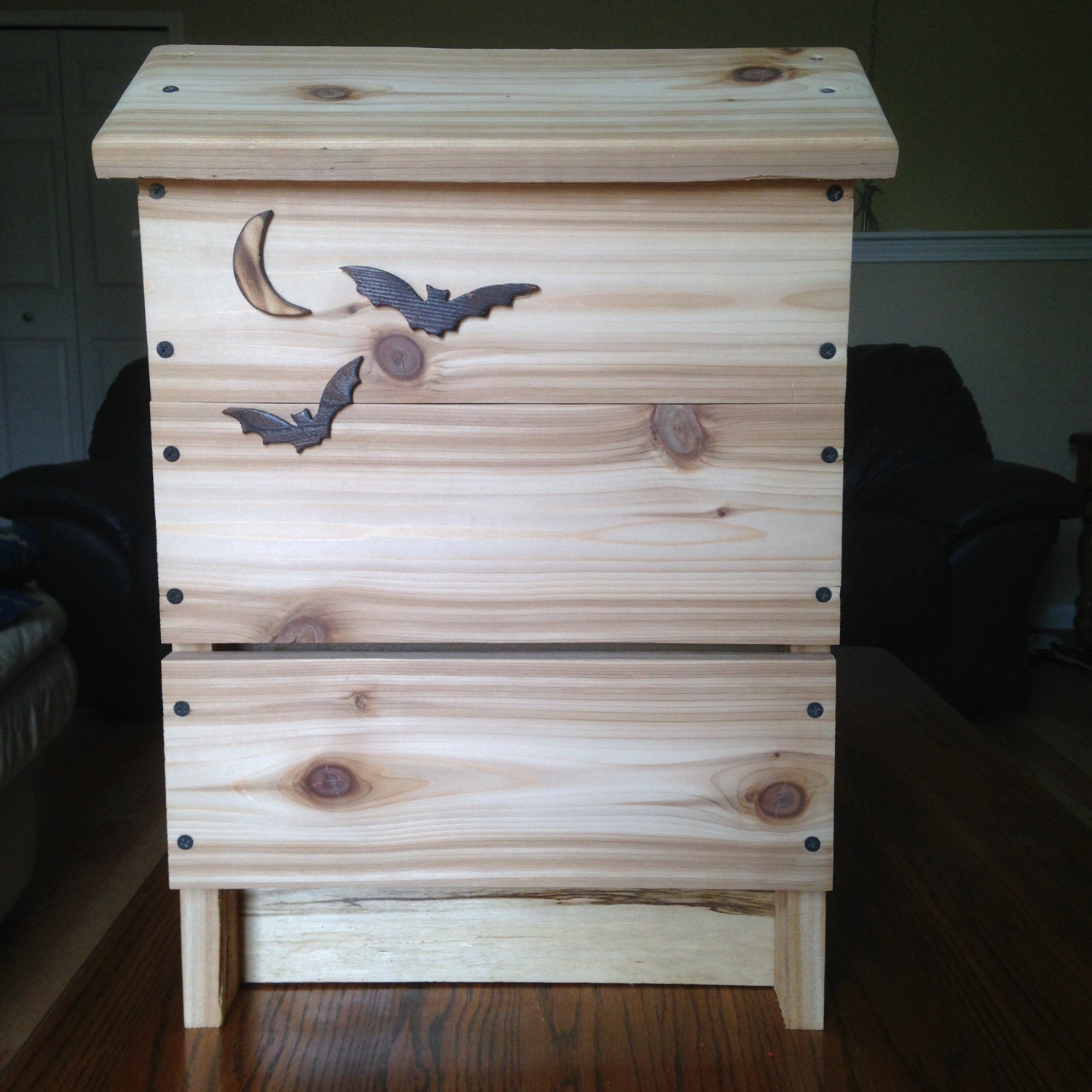 Handcrafted Cedar Bat House - Natural Mosquito Control - Conservation ...
