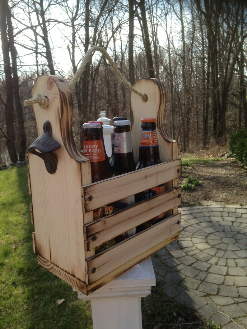 Wooden Beer Tote, Beer Caddy - Etsy