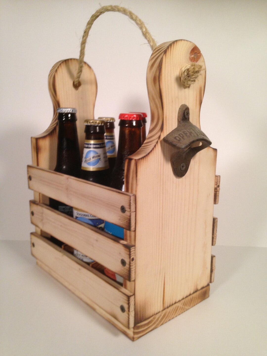 Wooden Beer Tote, Beer Caddy - Etsy