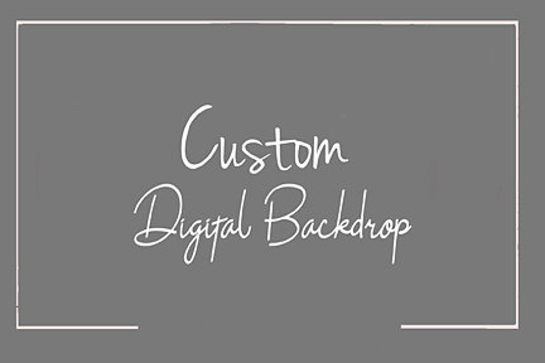 Custom Digital Backdrop - Etsy