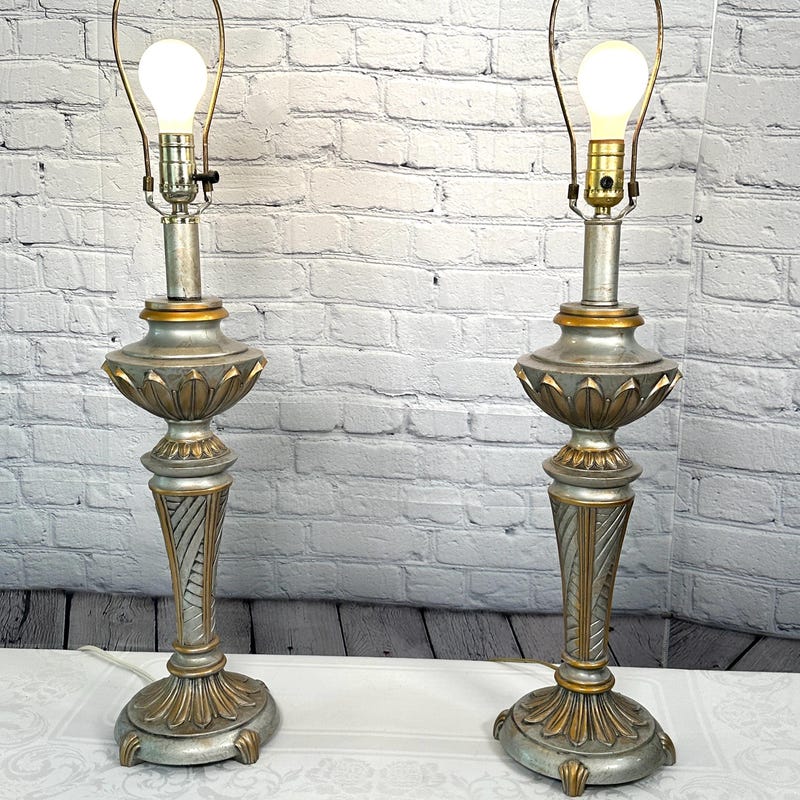 1920s Pair of Lamps - Etsy