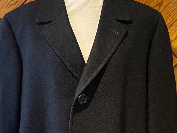 Vintage 1950s Mens Wool Coat Topcoat Overcoat Irish T… - Gem