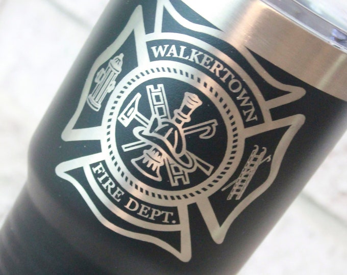 Custom Firefighter Cup, Gifts for Firefighters, Personalized Tumblers ...