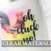 Oh Cluck No With Rooster Clear Waterslide Decal Cluck No - Etsy