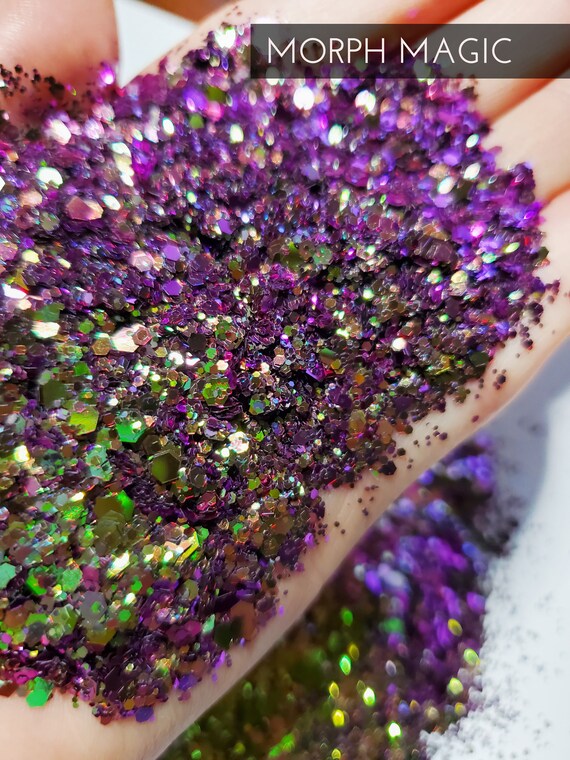 Morph Magic Purple Green Color Shift Glitter Color Shift | Etsy