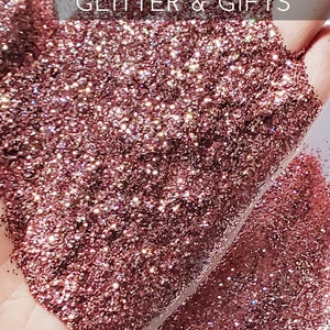 Glitter & Gifts Rose Gold Glitter Rosey Gold Glitter Custom | Etsy