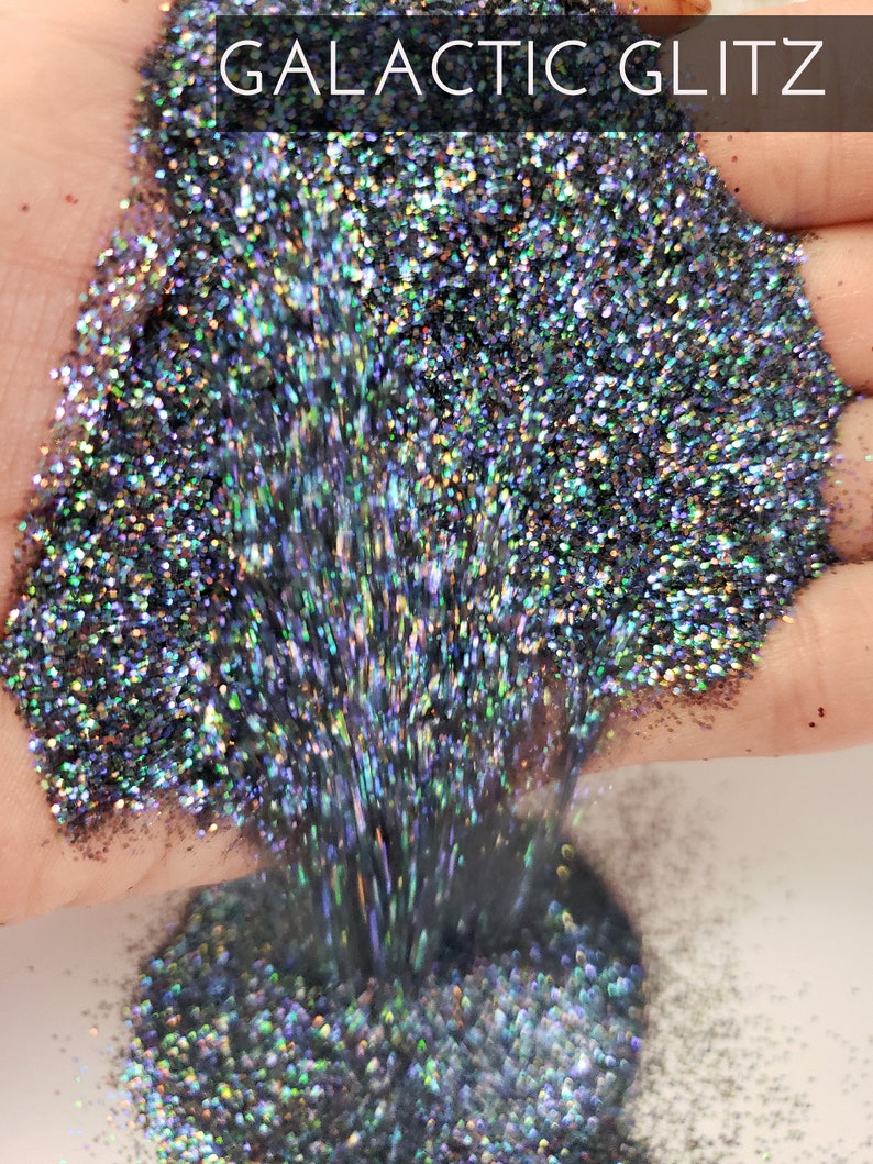 Galactic Glitz Black Glitter .015 Hex Poly Glitter Glitter - Etsy