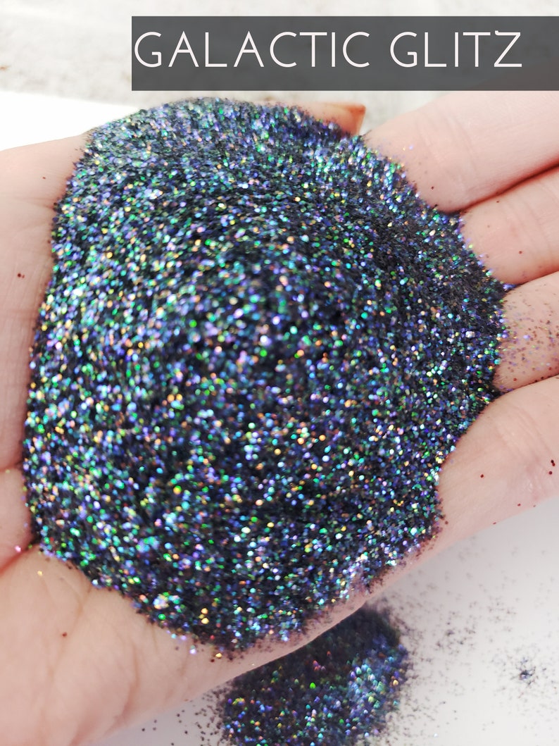 Galactic Glitz Black Glitter .015 Hex Poly Glitter Glitter - Etsy