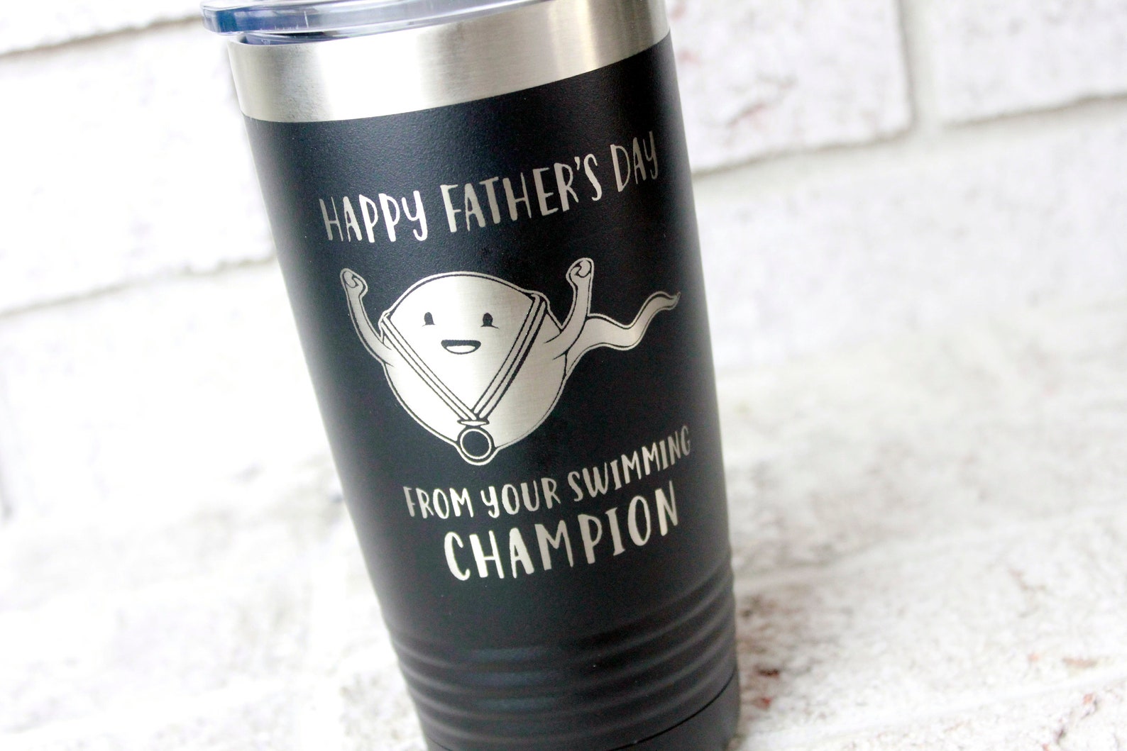 Father's Day Champion Swimmer Funny Gifts for Dad Laser | Etsy