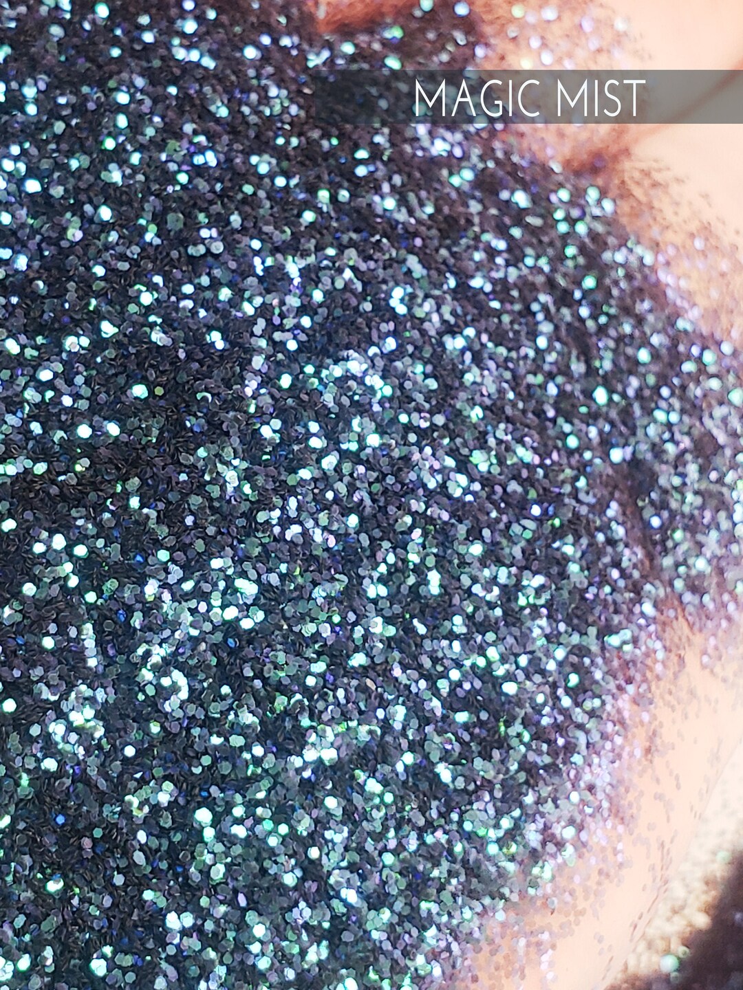 Magic Mist Blue Glitter .015 Hex Poly Glitter, Glitter for Tumbler ...