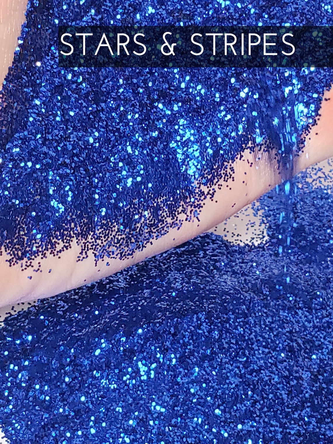 Stars & Stripes .015 hex poly glitter affordable Americana | Etsy