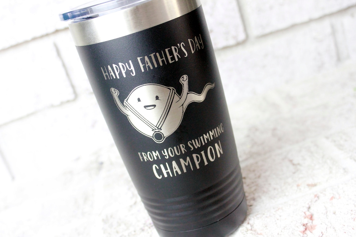 Father's Day Champion Swimmer Funny Gifts for Dad Laser | Etsy