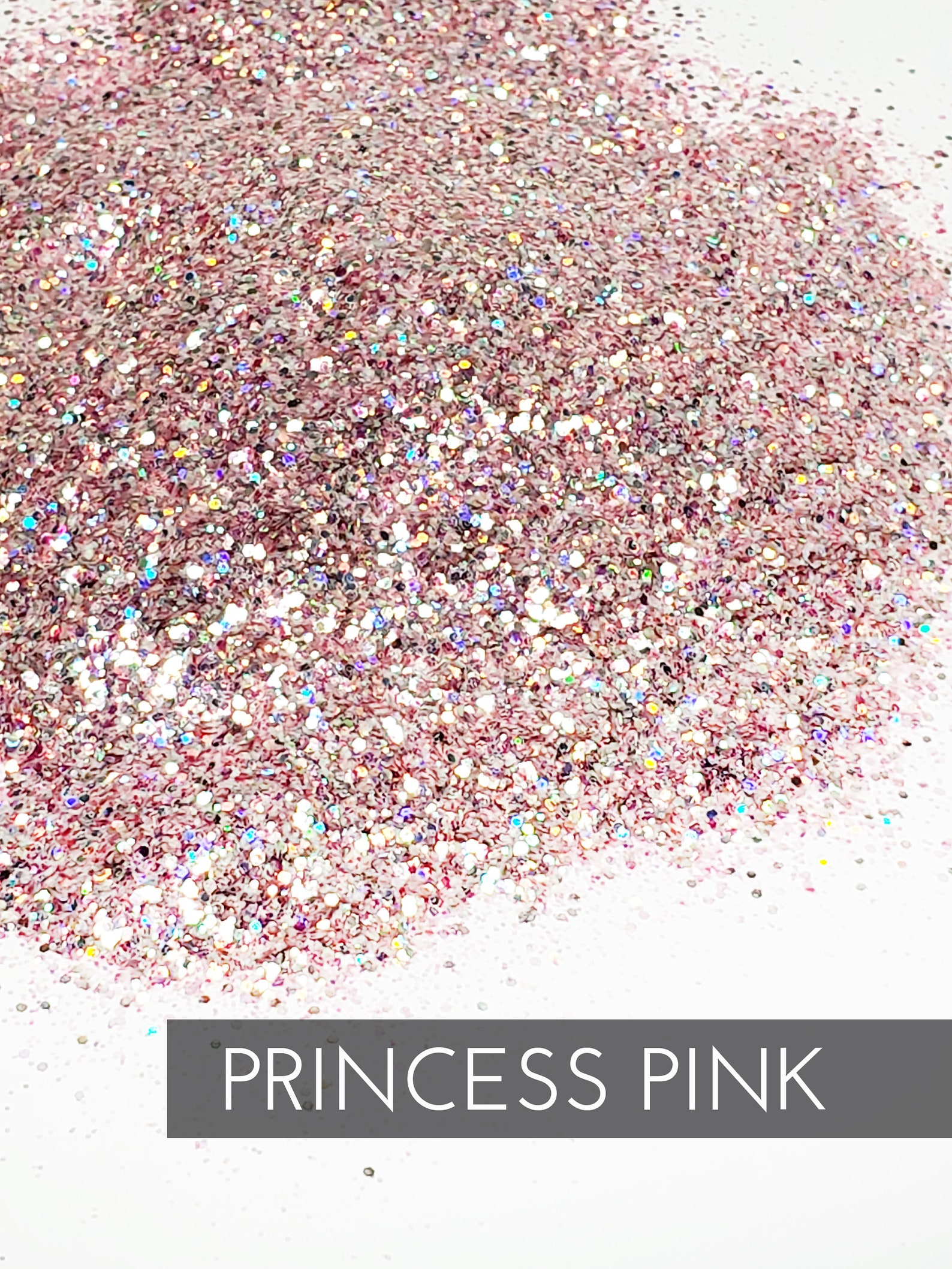 Princess Pink Custom Mix Chunky Hex Poly Glitter Tumbler - Etsy