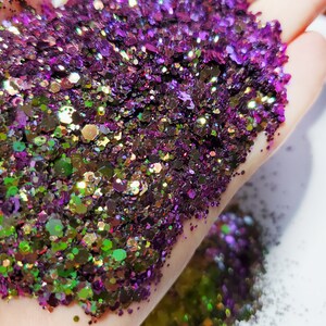 Morph Magic Purple Green Color Shift Glitter Color Shift | Etsy