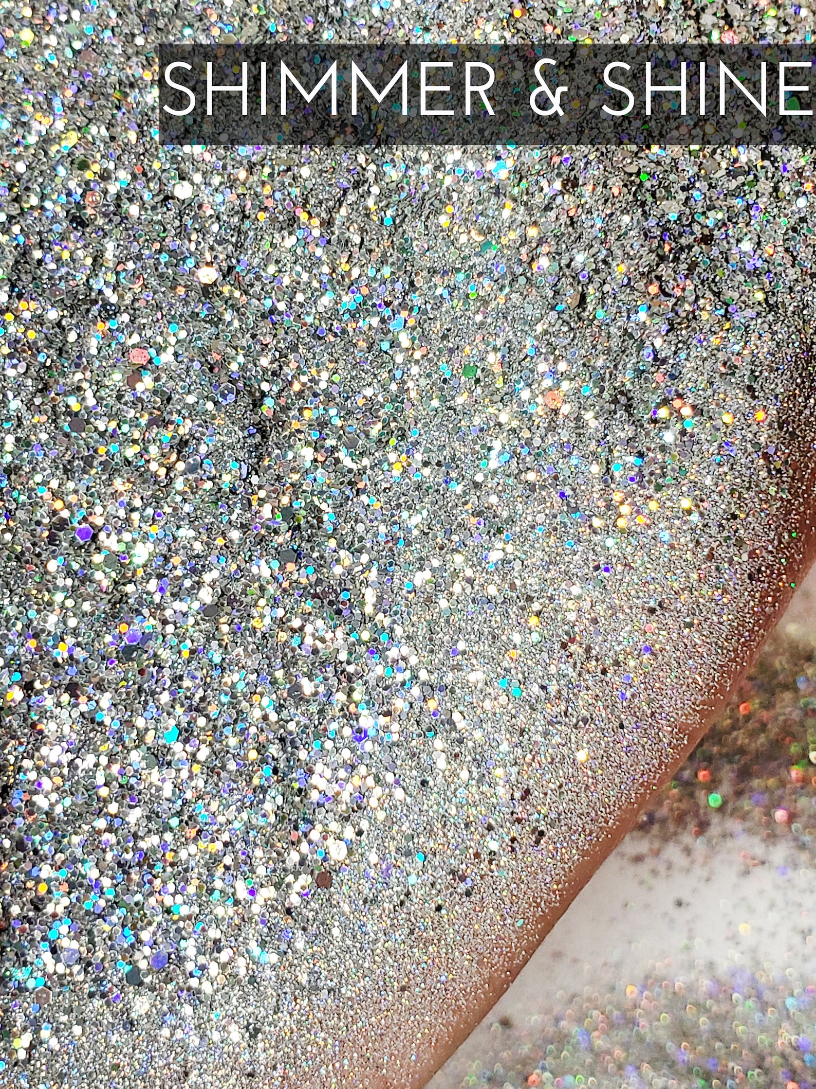 Shimmer & Shine Holo Custom Mix Hex Poly Glitter Tumbler | Etsy