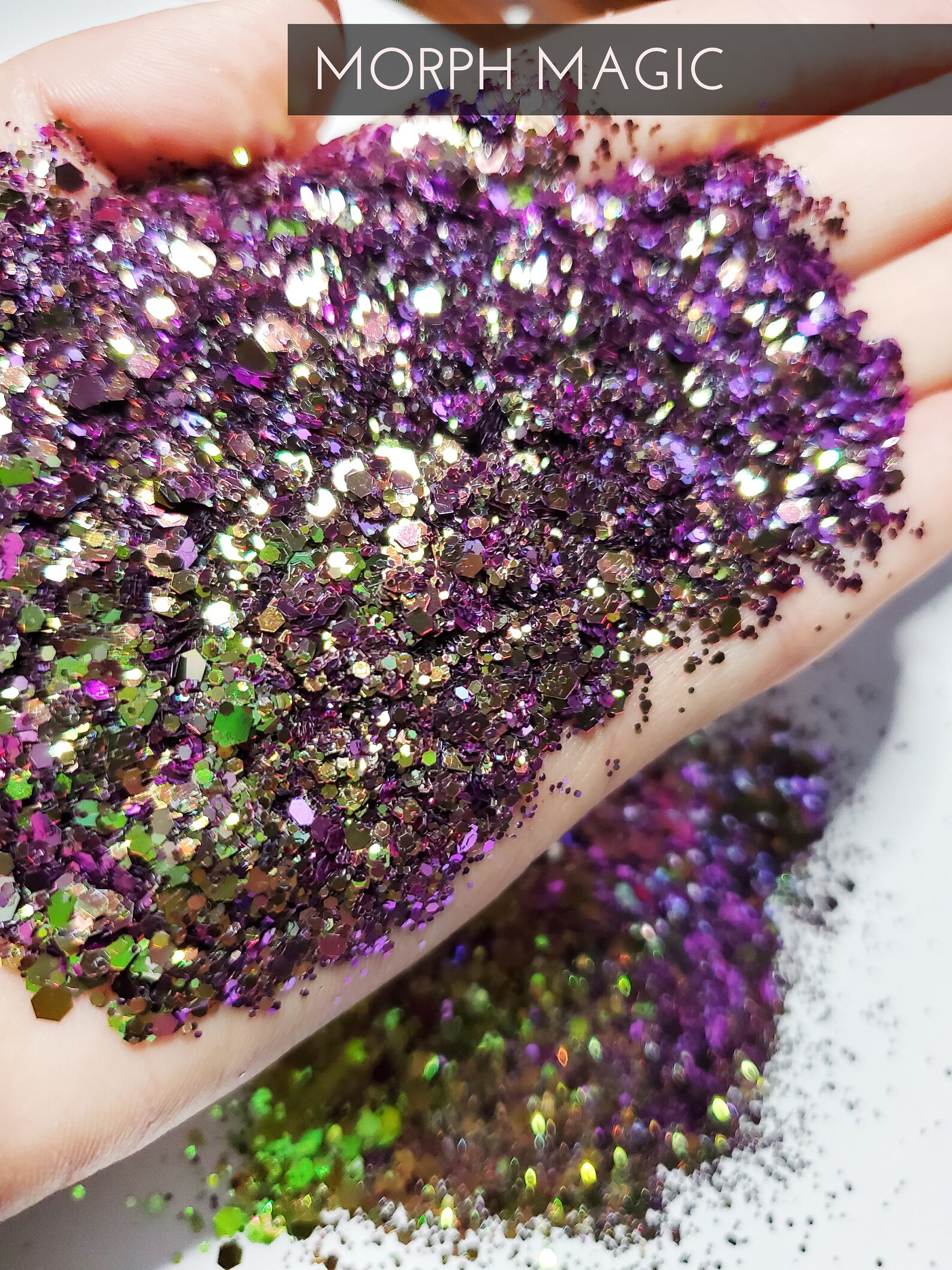 Morph Magic Purple Green color shift glitter color shift | Etsy