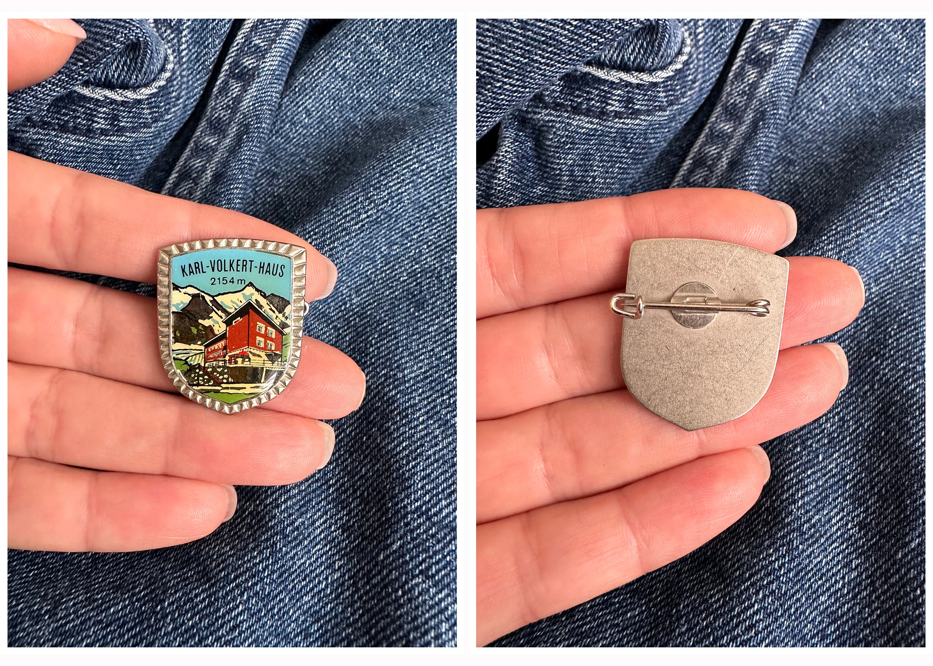 Enamel Tyrolean Hat Pins Vintage Bavarian Hatpins Accessory Enamel ...