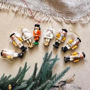 Miniature German Nutcrackers Miniature Decorative Smokers Vintage Christmas Decor Nostalgic ...