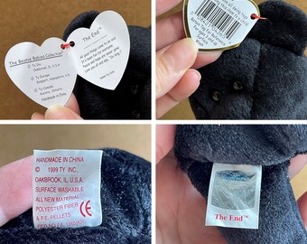 Ty Beanie Babies the End the Bear 1999 Collectibles Beanie Baby Rare Etsy UK