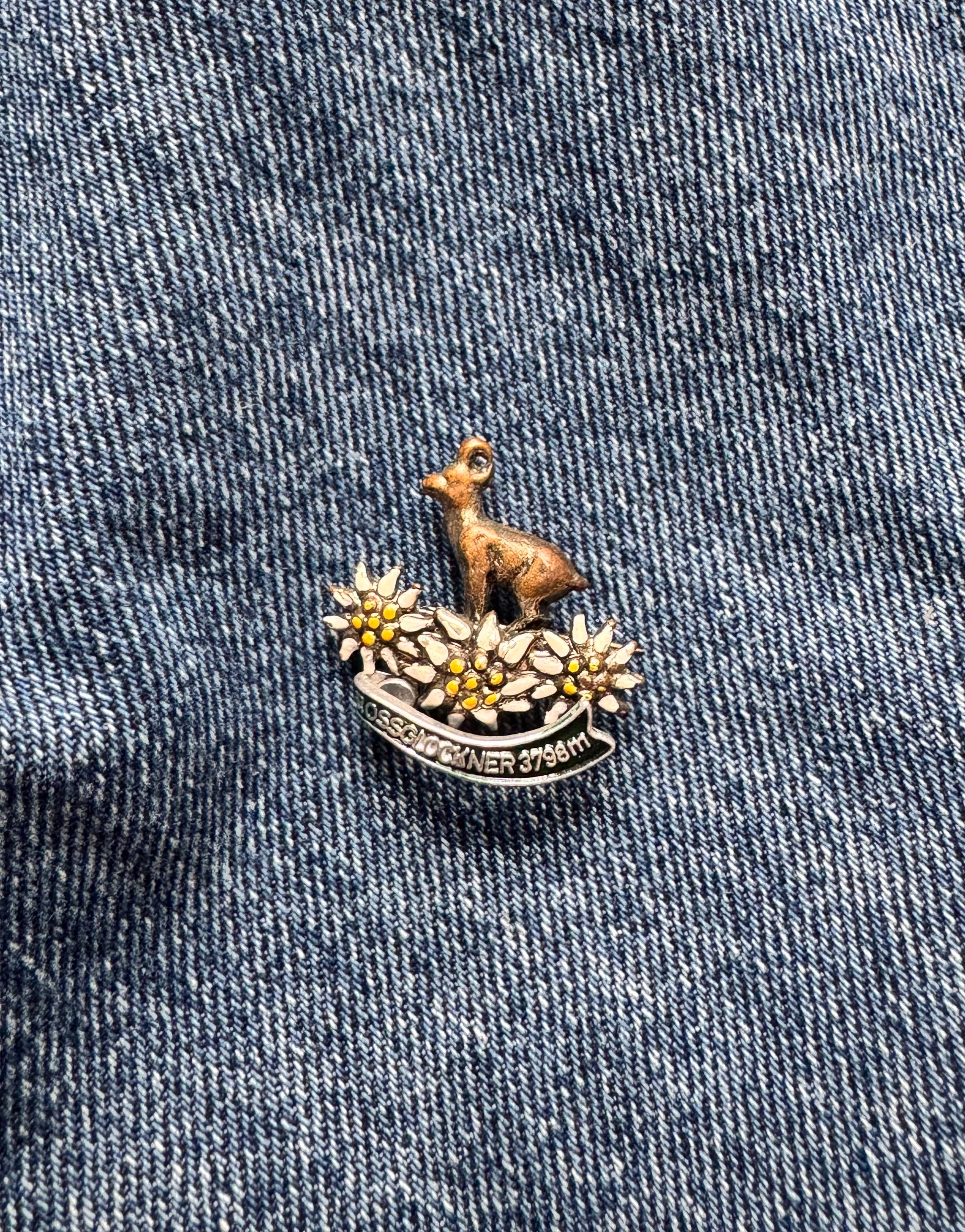 Vintage Tyrolean Hat Pins: Enamel Alpine Brooch, German Souvenir - Etsy