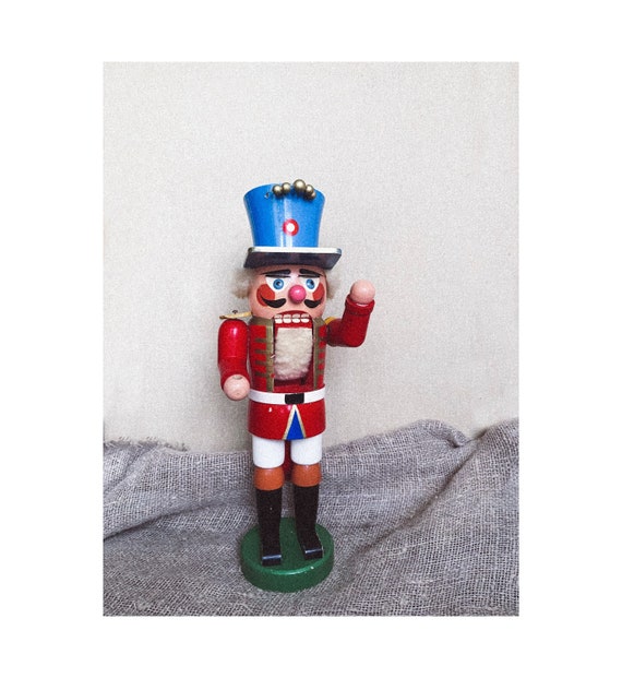Large Vintage Soldier Nutcracker Erzgebirge Wooden Nutcracker Figure Large German Nutcracker Soldier Figurine Collectible German Souvenir Etsy UK