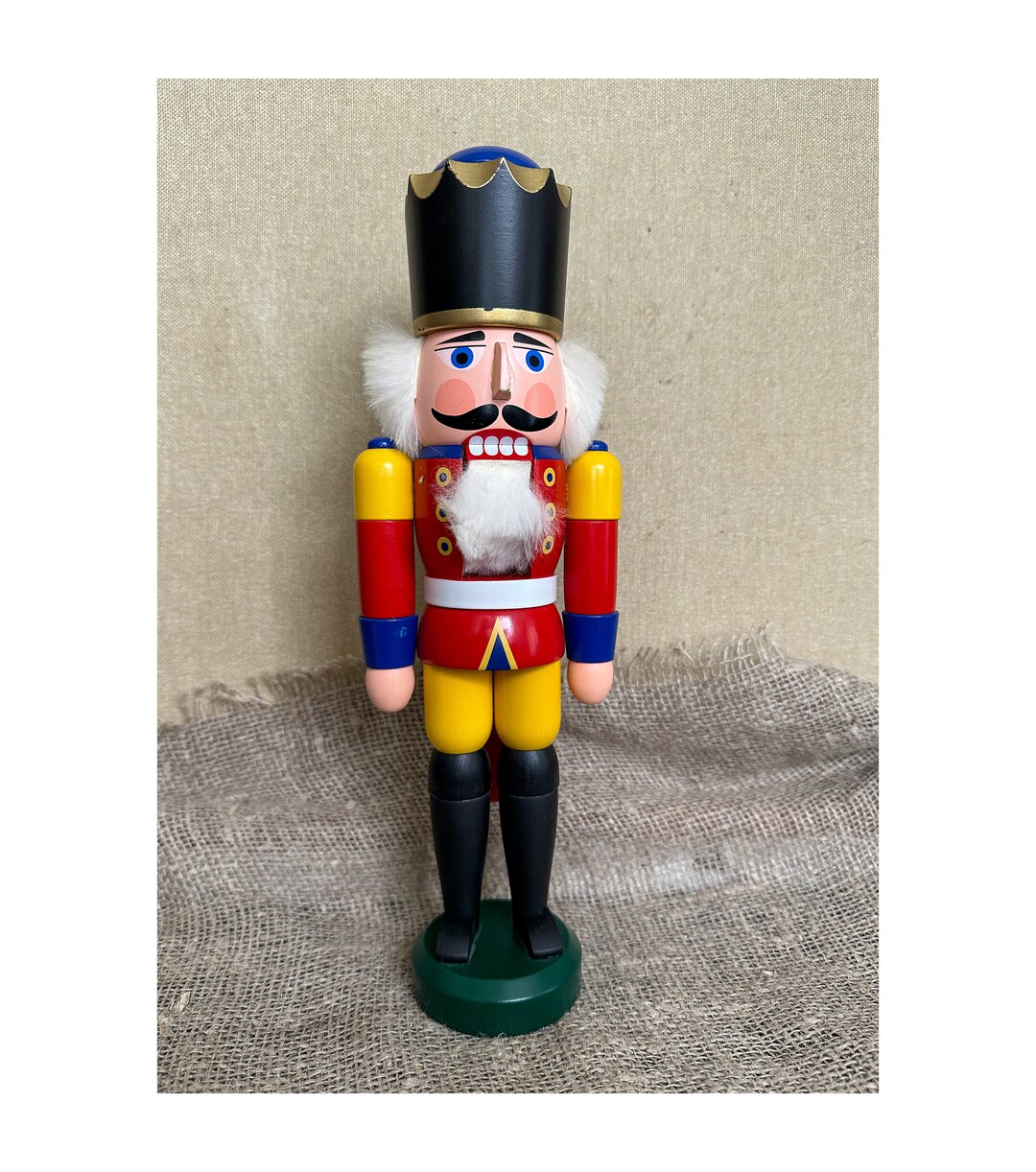 Erzgebirge Large Nutcracker Wood Soldier Retro Erzgebirge Figurine ...