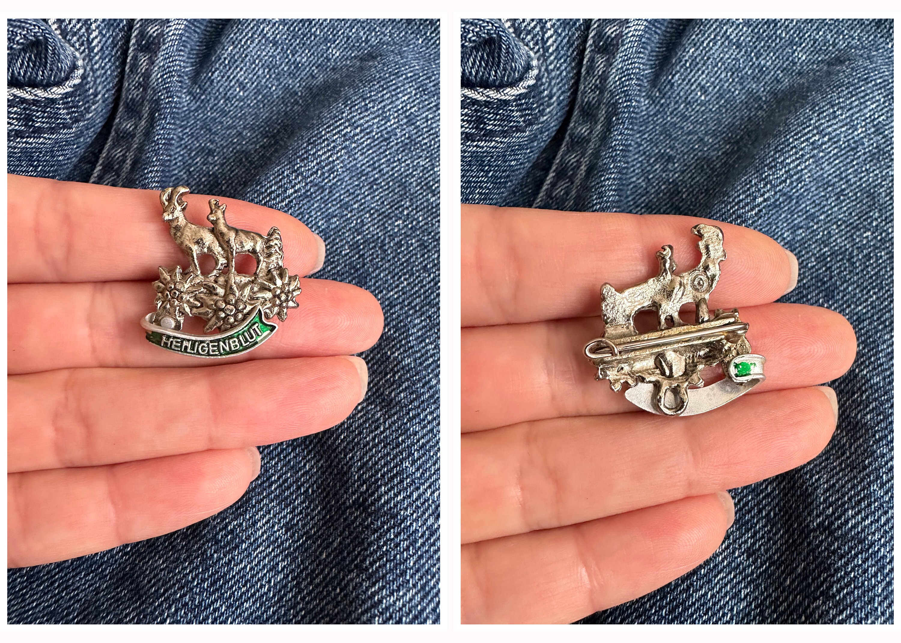 Enamel Tyrolean Hat Pins Vintage Bavarian Hatpins Accessory Enamel ...