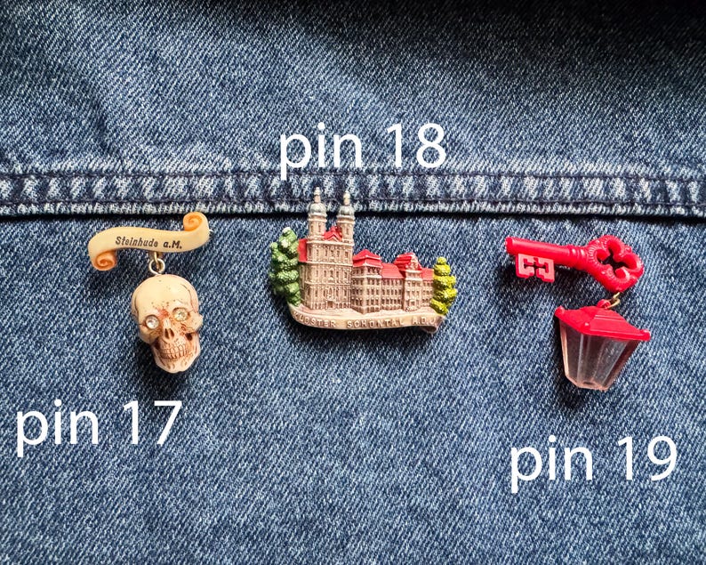 Vintage German Souvenir Hat Pin Brooch: Bavarian Oktoberfest Lapel Pin ...