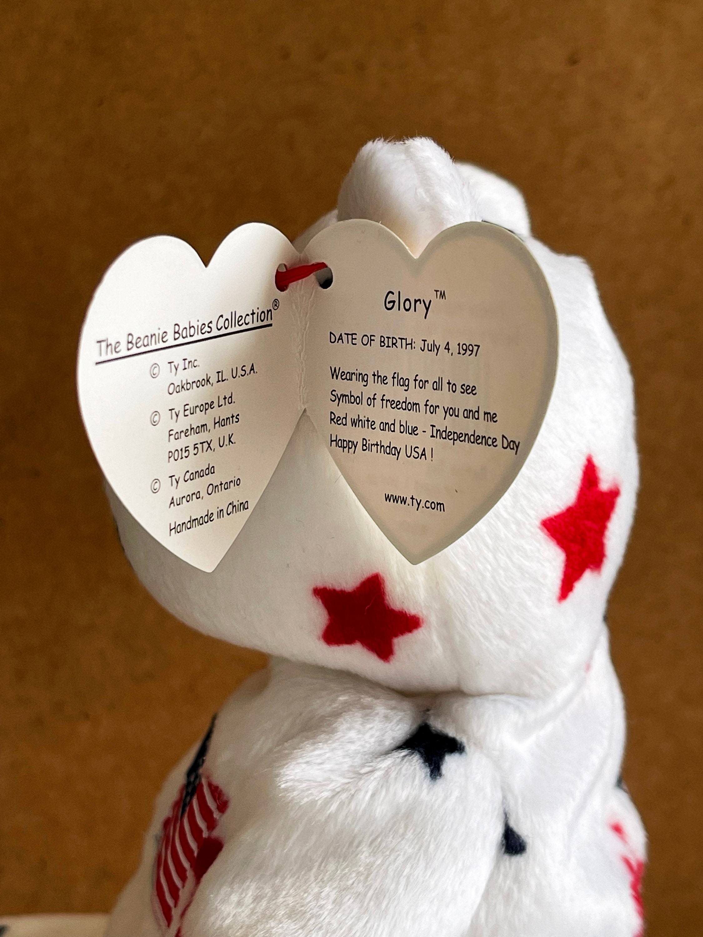 Old glory beanie baby store