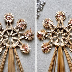 Handcrafted Straw Star Christmas Ornaments: Scandinavian Tree ...