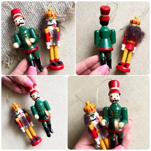 Miniature German Nutcrackers Miniature Decorative Smokers Vintage Christmas Decor Nostalgic ...