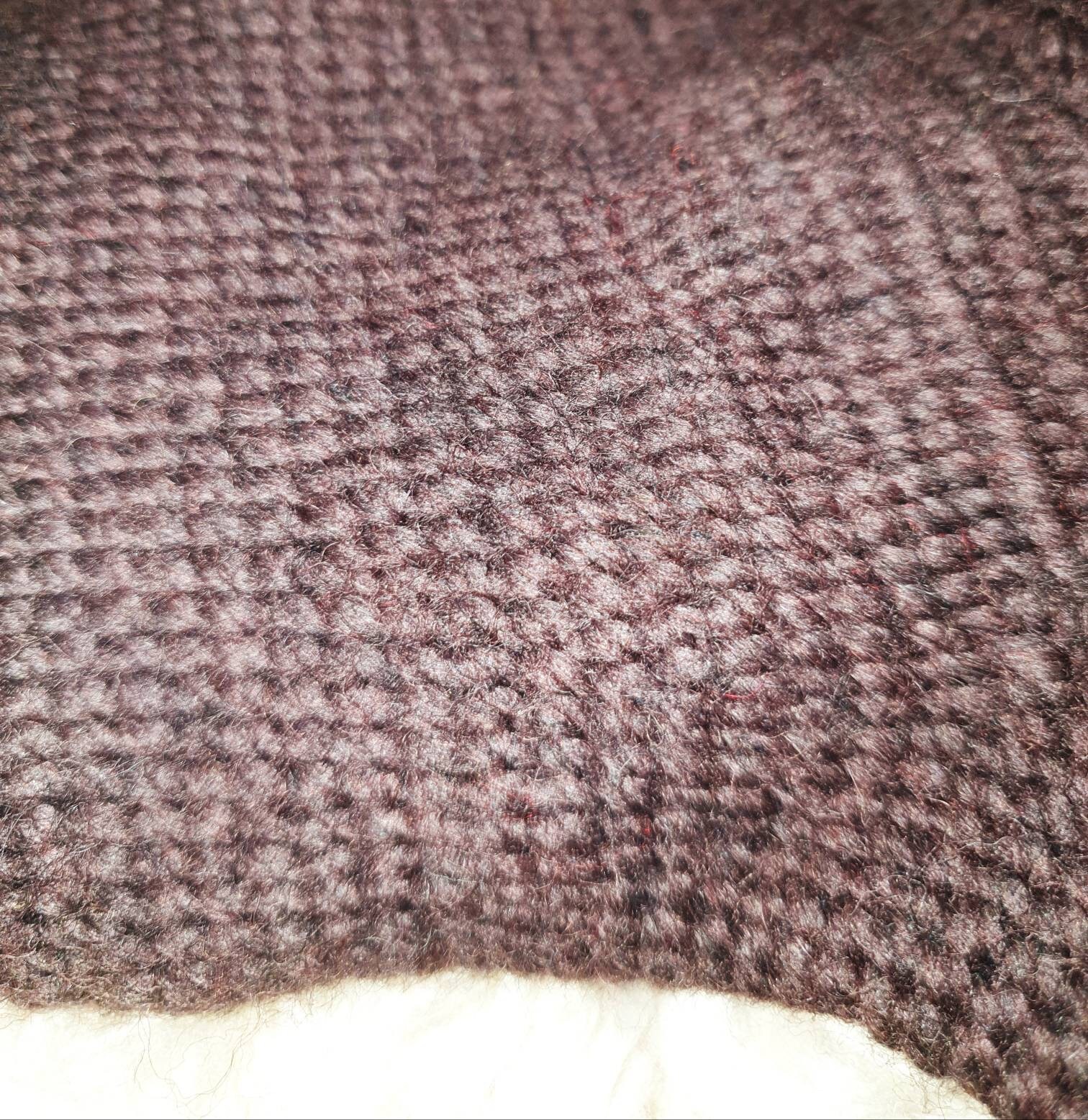 Nalbinding Naalbinding Nalebinding:100% Pure Wool in Brown. - Etsy UK