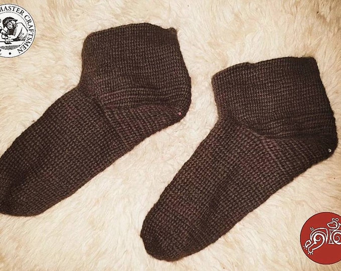 Nalbinding, Naalbinding, Nalebinding:100% Pure Wool in Brown. York ...