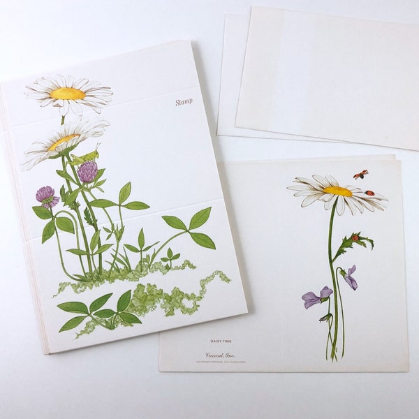Daisy Note Cards - Etsy