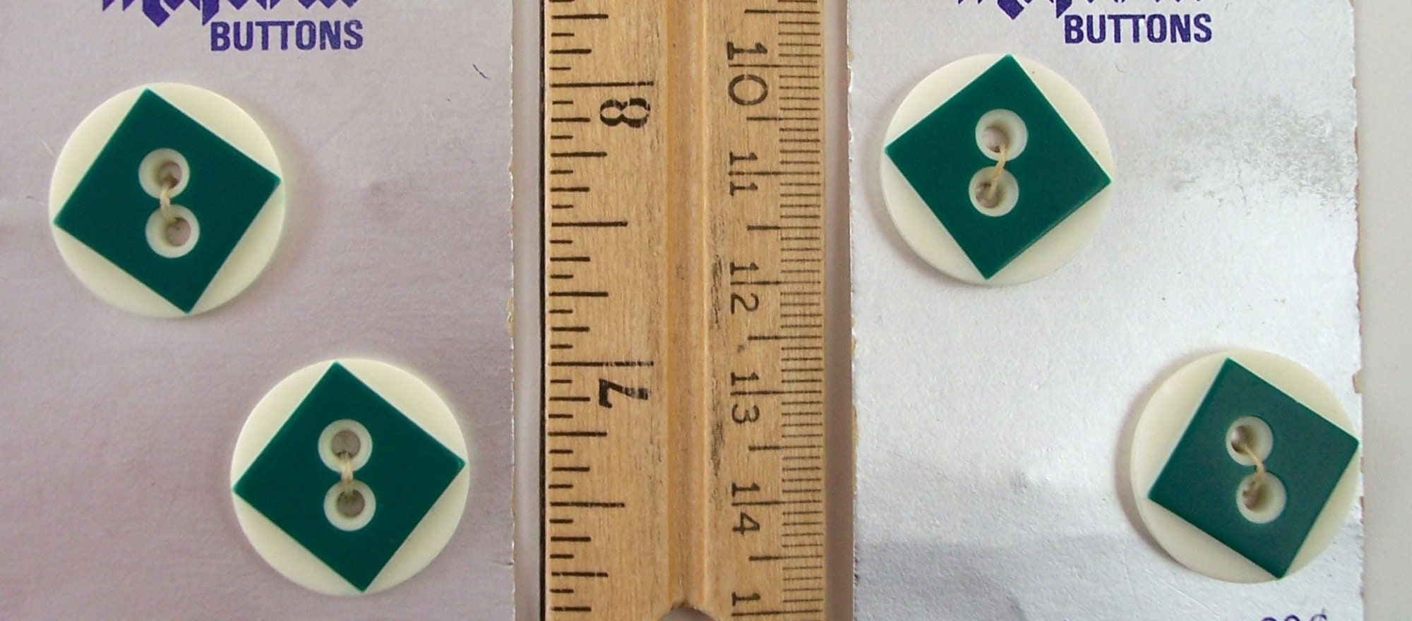 4 Plastic Buttons, Under 7/8 Dia., 22 Mm, Size 34, 2 Hole, Washable ...