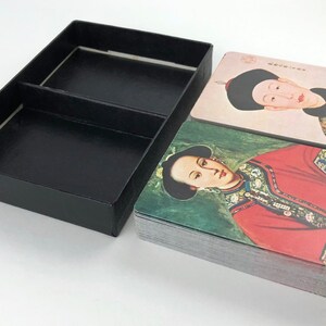Playing Cards in Box, Souvenir Chinese Imperial Figures and Art ...
