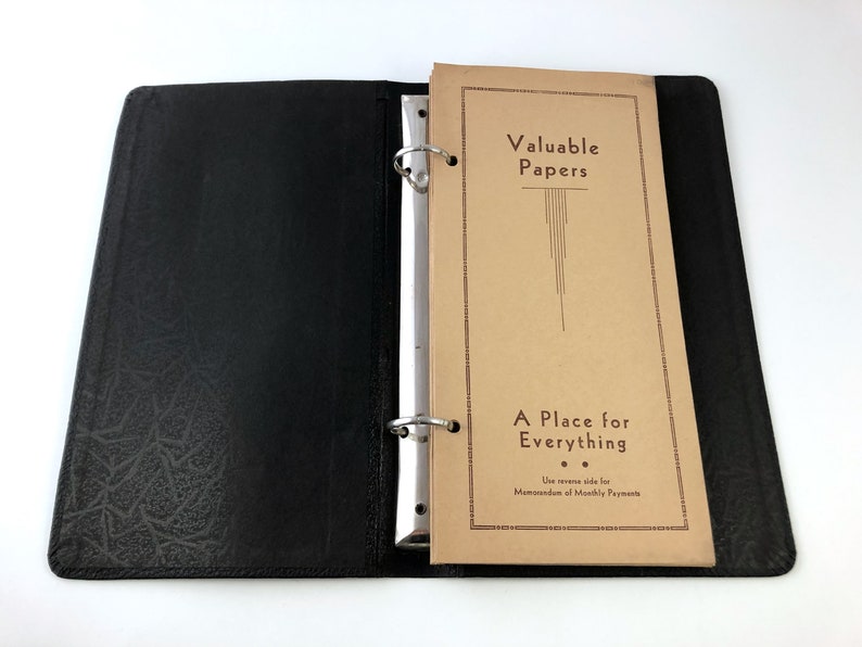 Valuable Paper File for Home and Office, Narrow 2-ring Binder, 6 ...