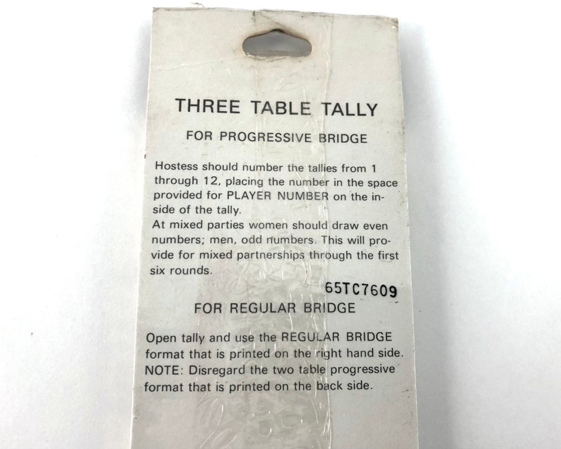 12 Bridge Tallies, Original Unopened Package, Country Scene, Goose in ...