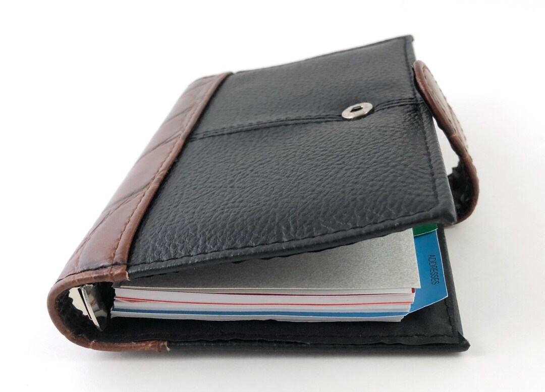 Small 6-ring Binder Riviera Personal Organizer Black - Etsy