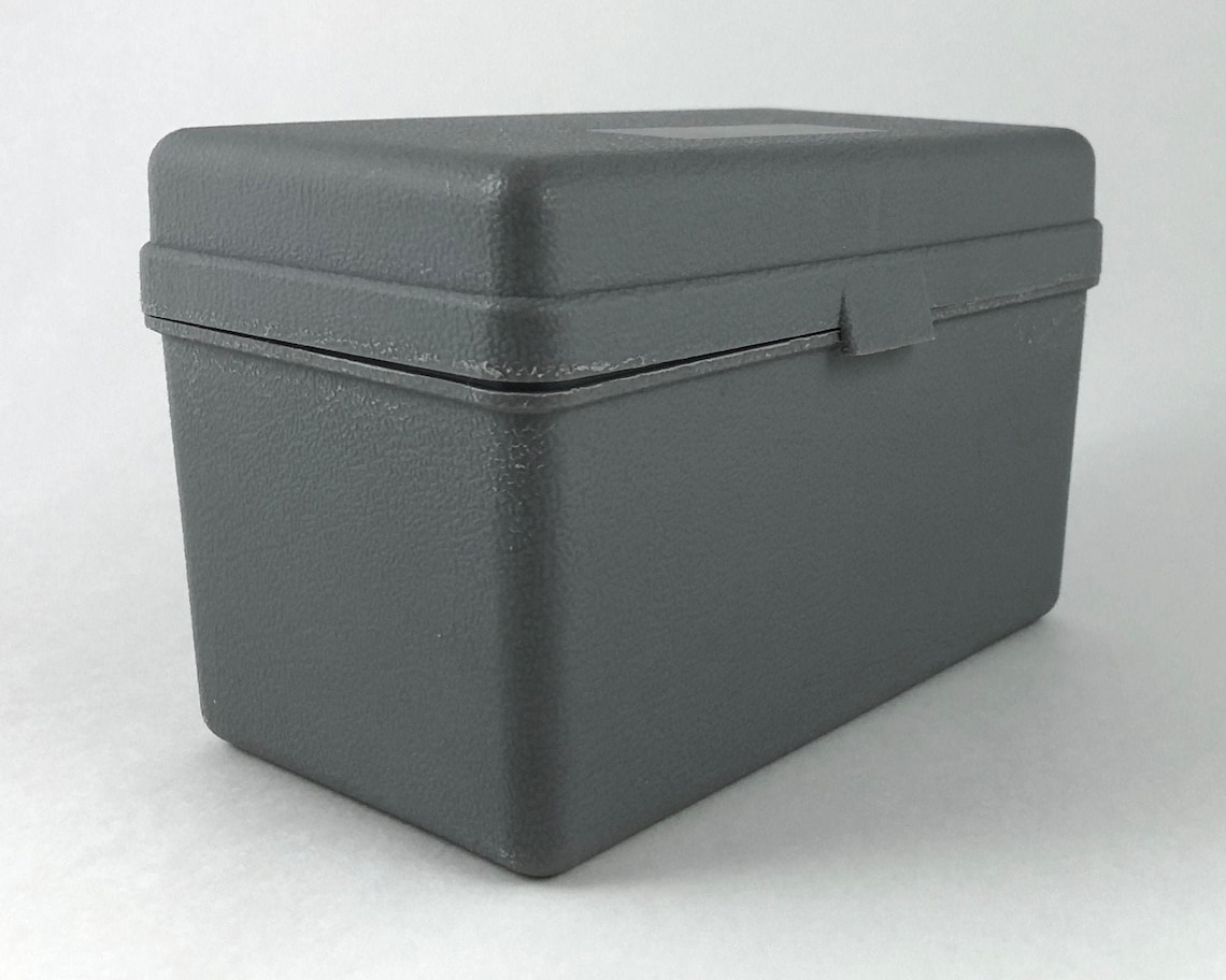 Small File Box Holds 3 X 5 Inch Index Cards Vintage IDL - Etsy