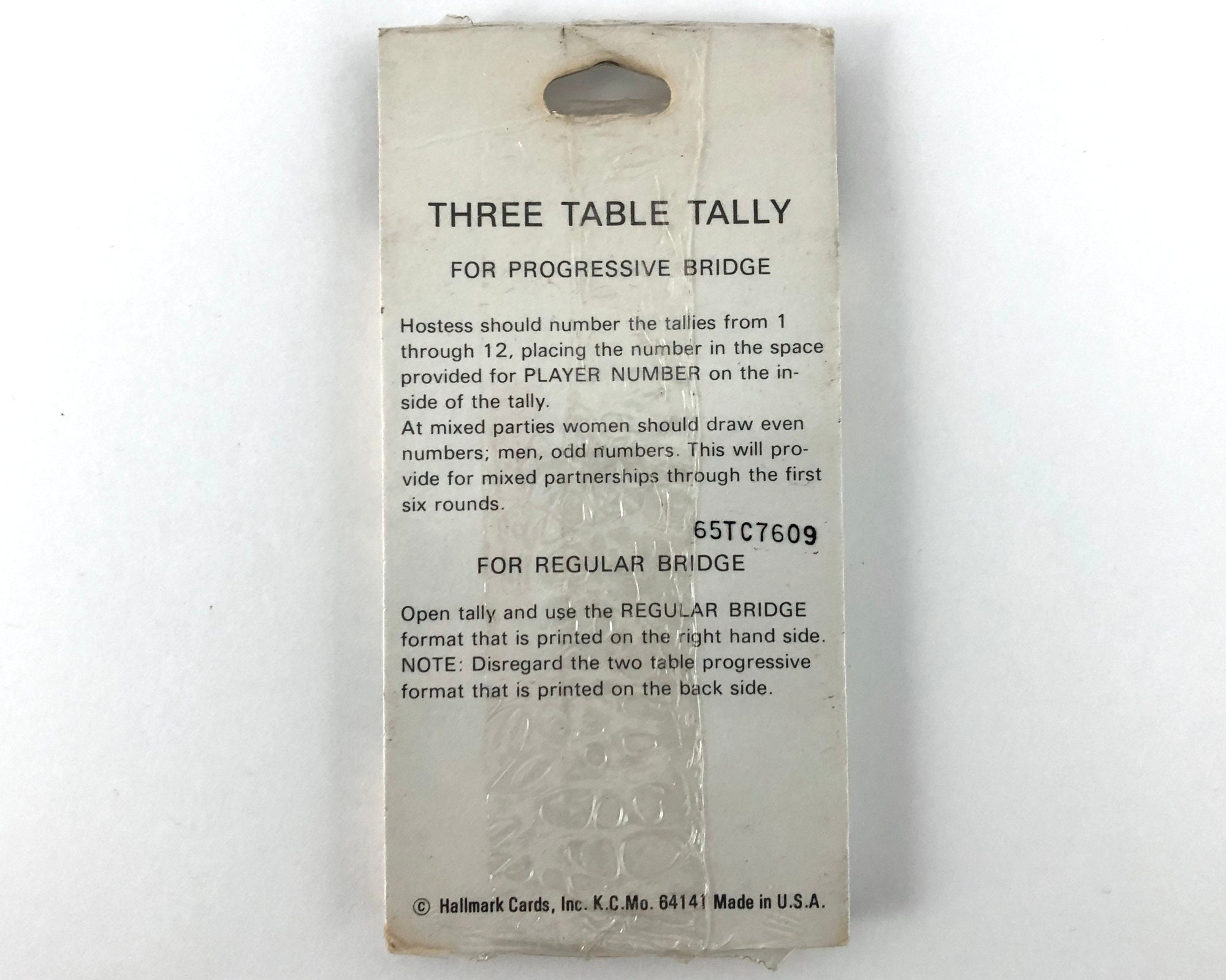 12 Bridge Tallies, Original Unopened Package, Country Scene, Goose in ...