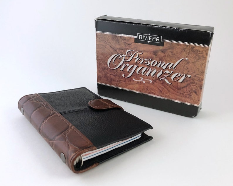 Small 6-ring Binder Riviera Personal Organizer Black - Etsy