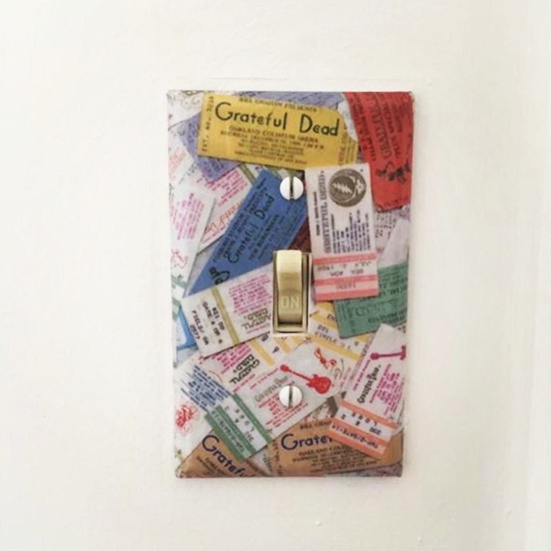 Ticket Stub Light Switch Plate Cover - Etsy
