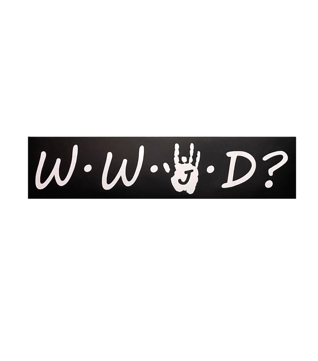 WWJD Jerry Garcia Vinyl Decal Sticker - Etsy