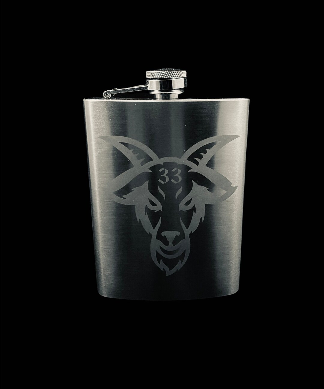 Billy Strings Goat Sandblasted Flask - Etsy