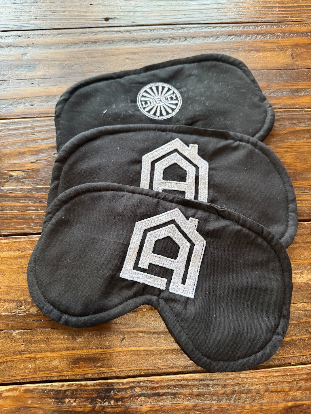 Oversized Sleep Mask With Business Logos, Satin Eye Mask - Etsy