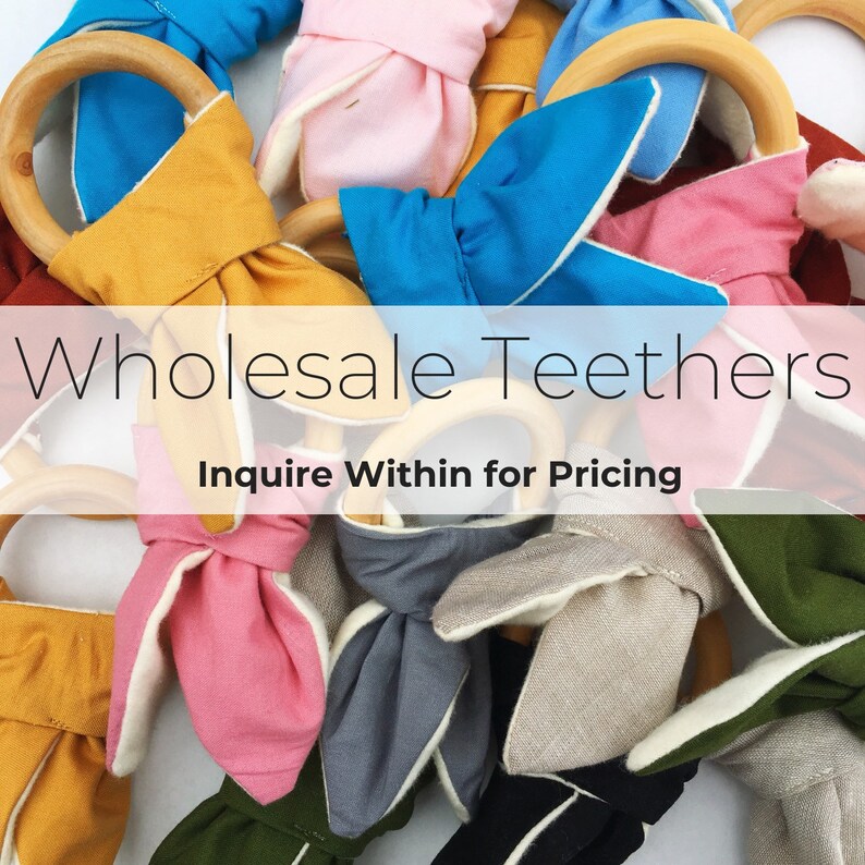 Teething Ring,teething Toy,solid Teether Ring,baby Teether,wooden Ring ...