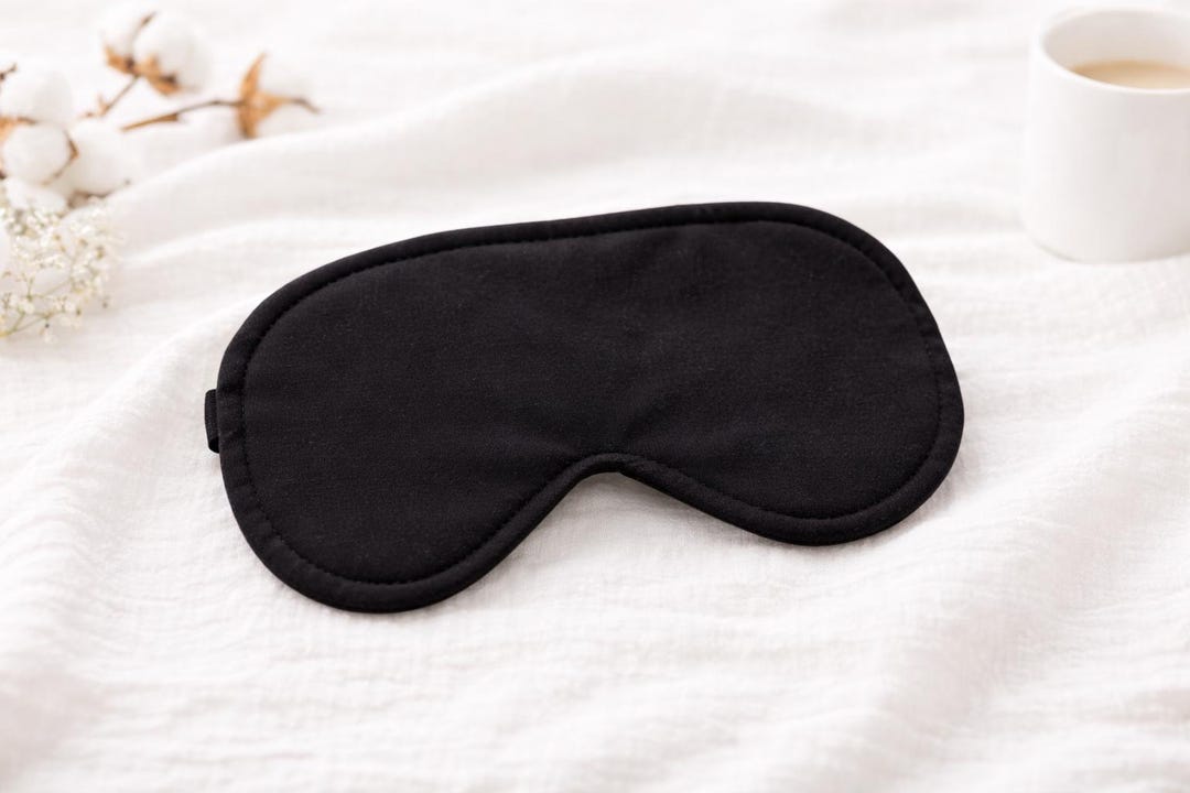 Oversized Sleep Mask for Deep Sleep | Solid Color Blackout Eye Mask ...