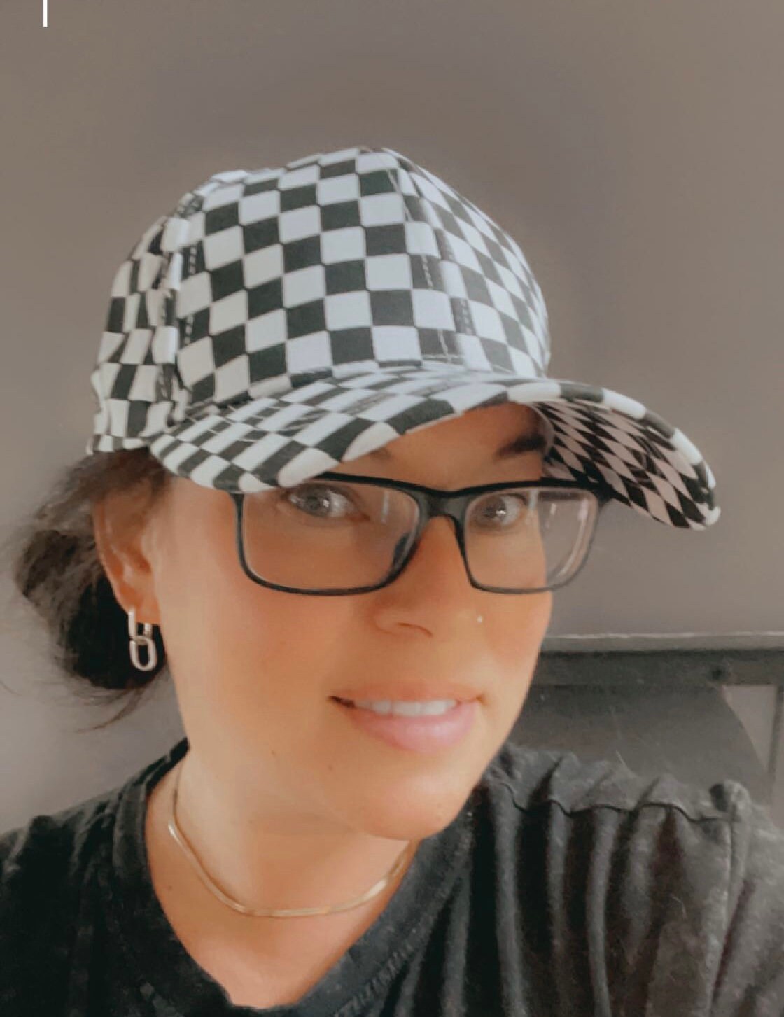 Checkered Baseball Cap - Etsy