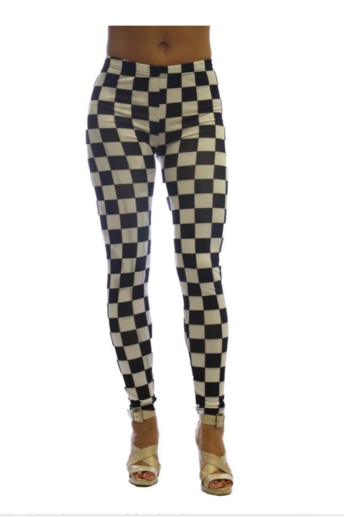 Checkered Leggings - Etsy